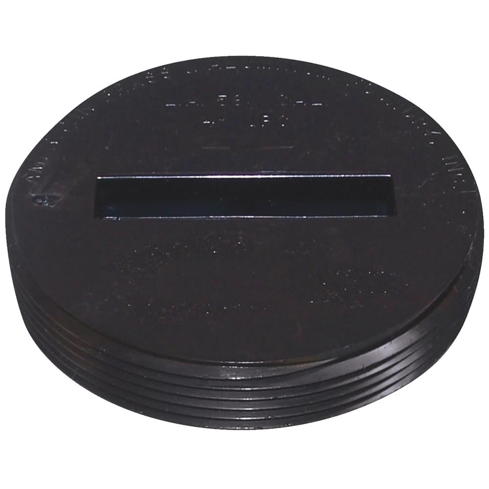 Genova Products 4 In ABS Counter Sunk Plug Cleanout - ABS Fitting - 4 ...