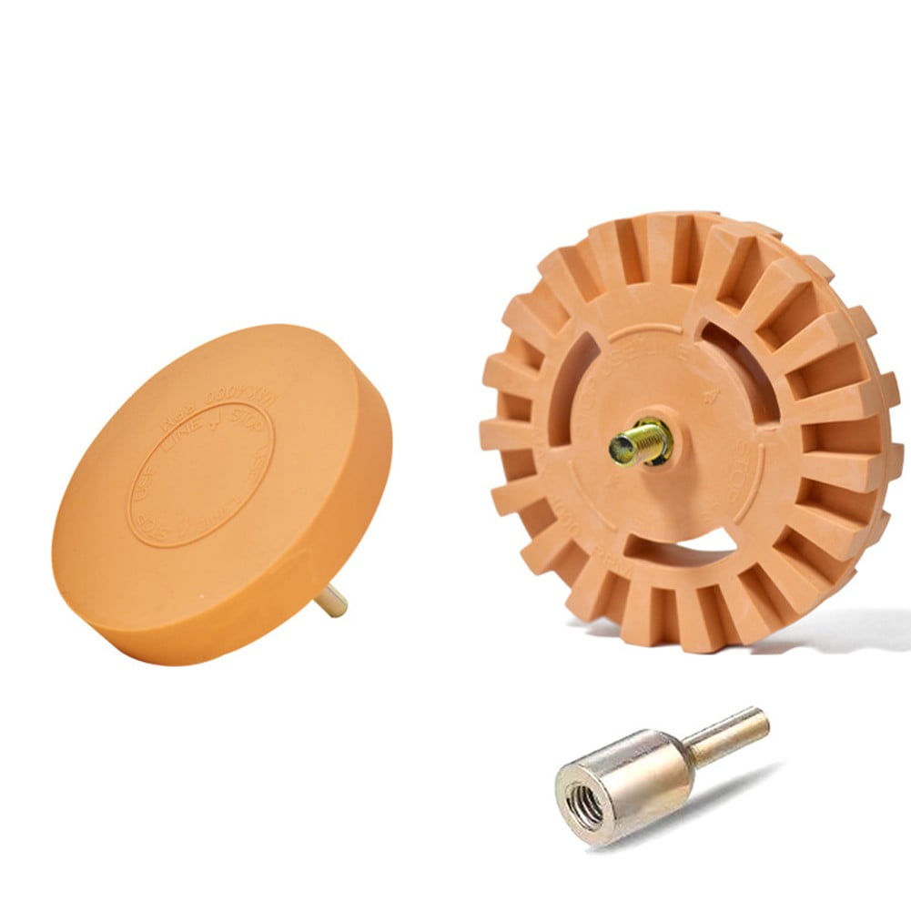 4In 3.5In Car Decal Remover for Glue Rubber Eraser Wheel Remove Sticker ...