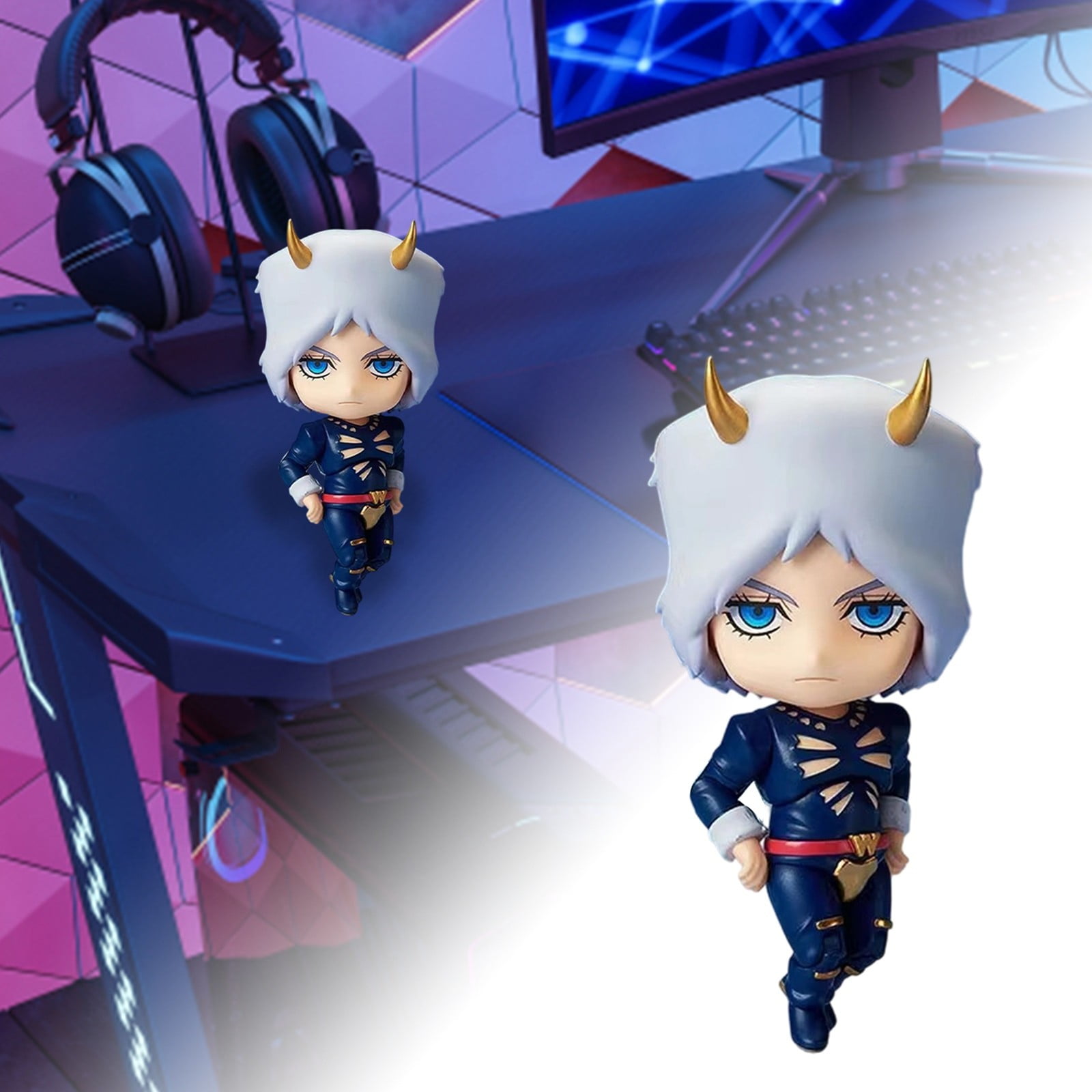 4In Prosciutto Character Action Figures Anime Jojo Figurine Peripheral ...