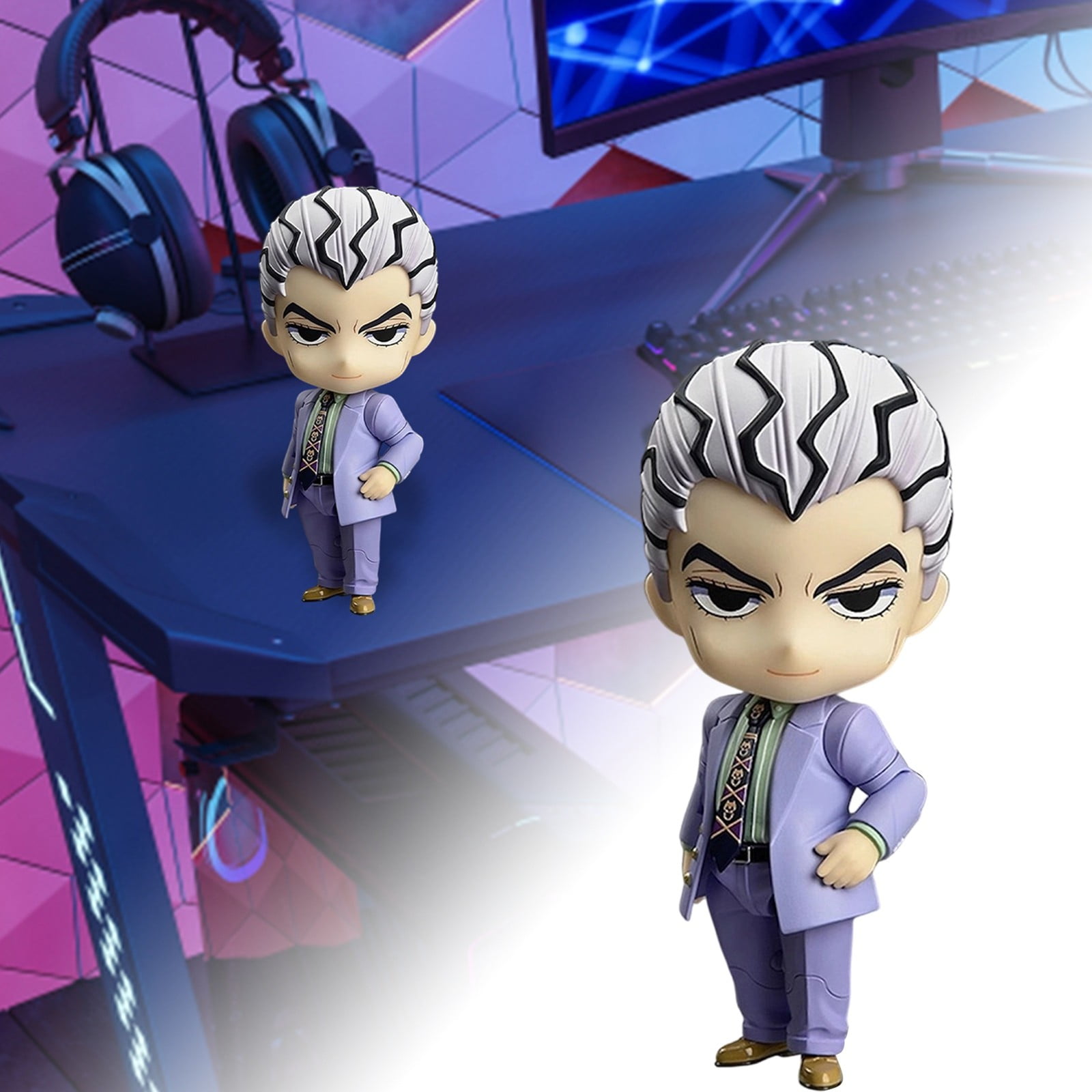 4In Yoshikage Kira Character Action Figures Anime Jojo Figurine ...