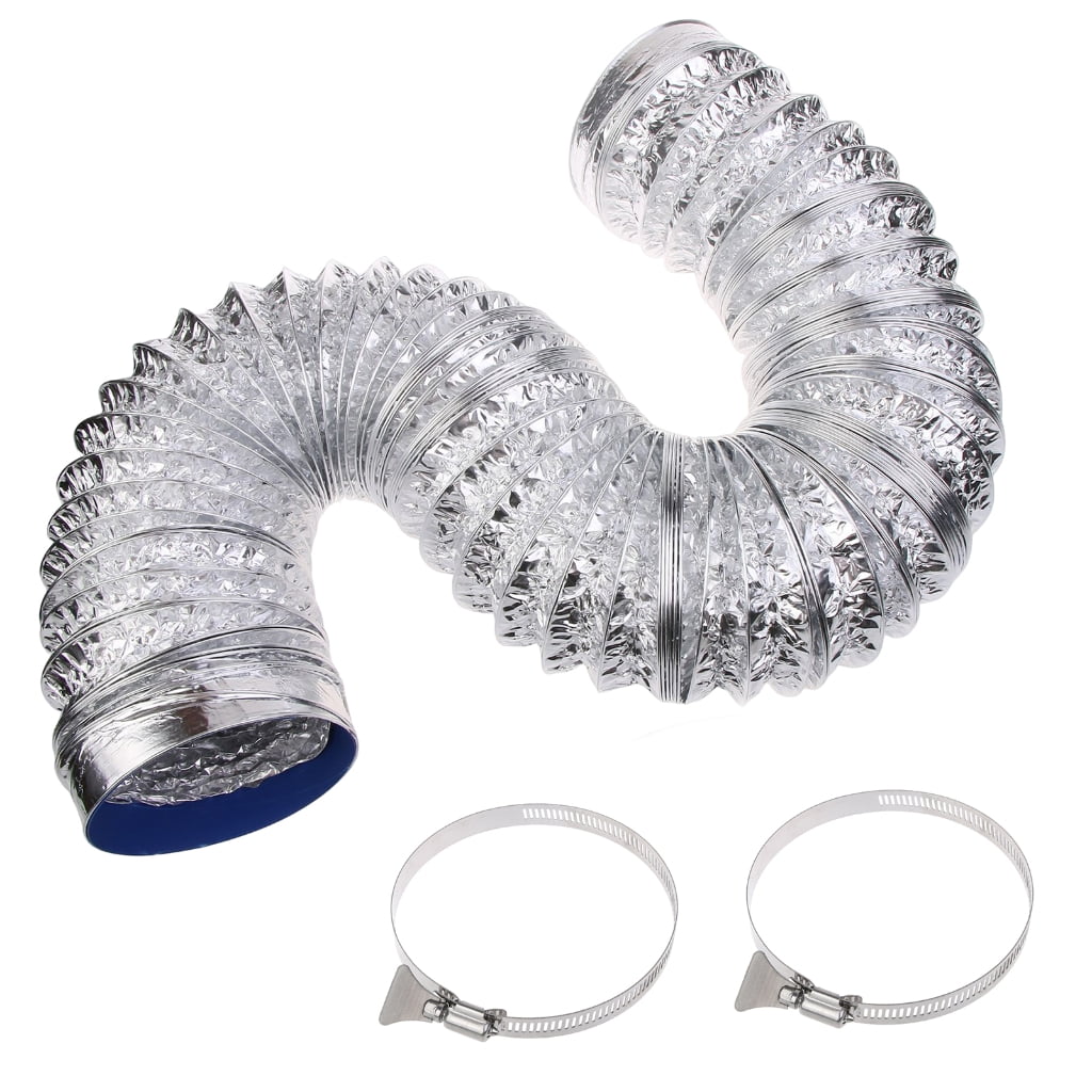 4Inch 100mm Ventilator Pipe Aluminum Tube Air Ventilation Pipe Hose ...