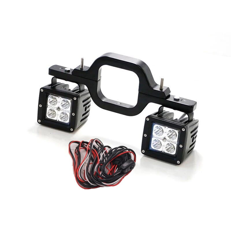 4Inch 60W Led Light Bar + Tow Hitch Mount Brackets Backup Reverse ...