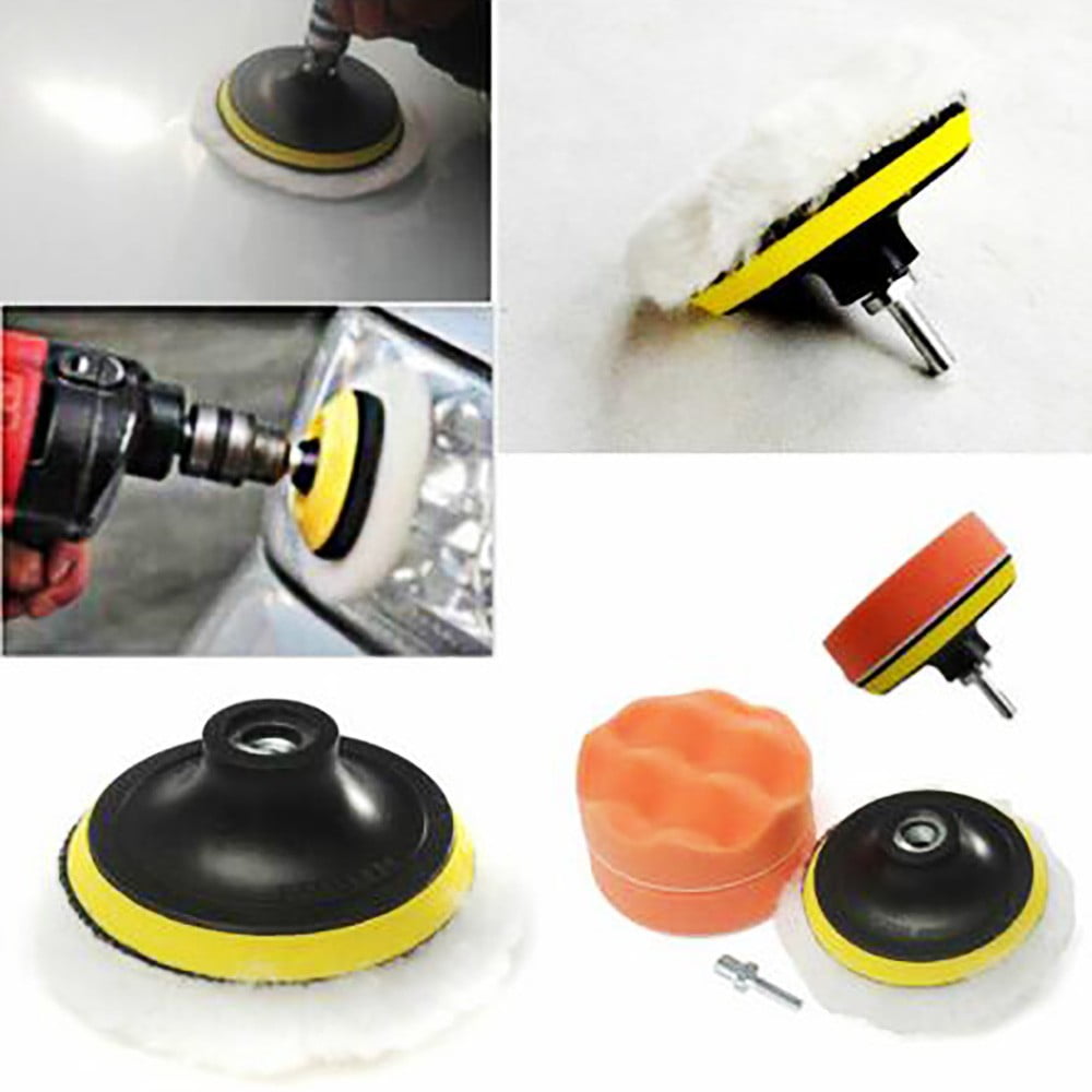 4Inch Car Waxing Sponge Pad Polishing Kit Gross Polish Polishing Buffer ...