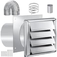 4Inch Dryer Vent Wall Duct Kits Dryer Vent Connectors Dryer Vent Wall ...