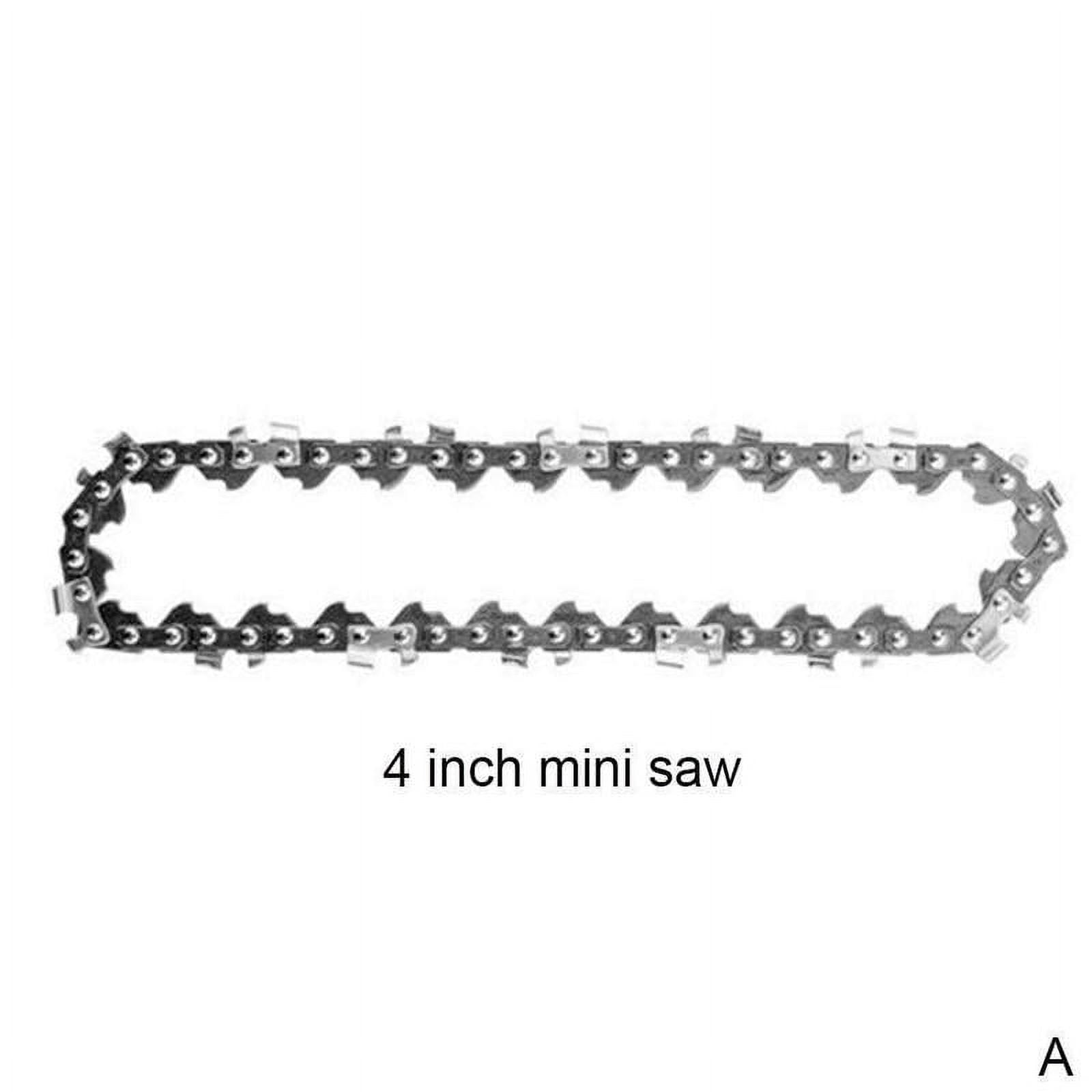 4Inch Steel Chainsaw Chain/Guide Electric Replacement Chains Cutter New ...