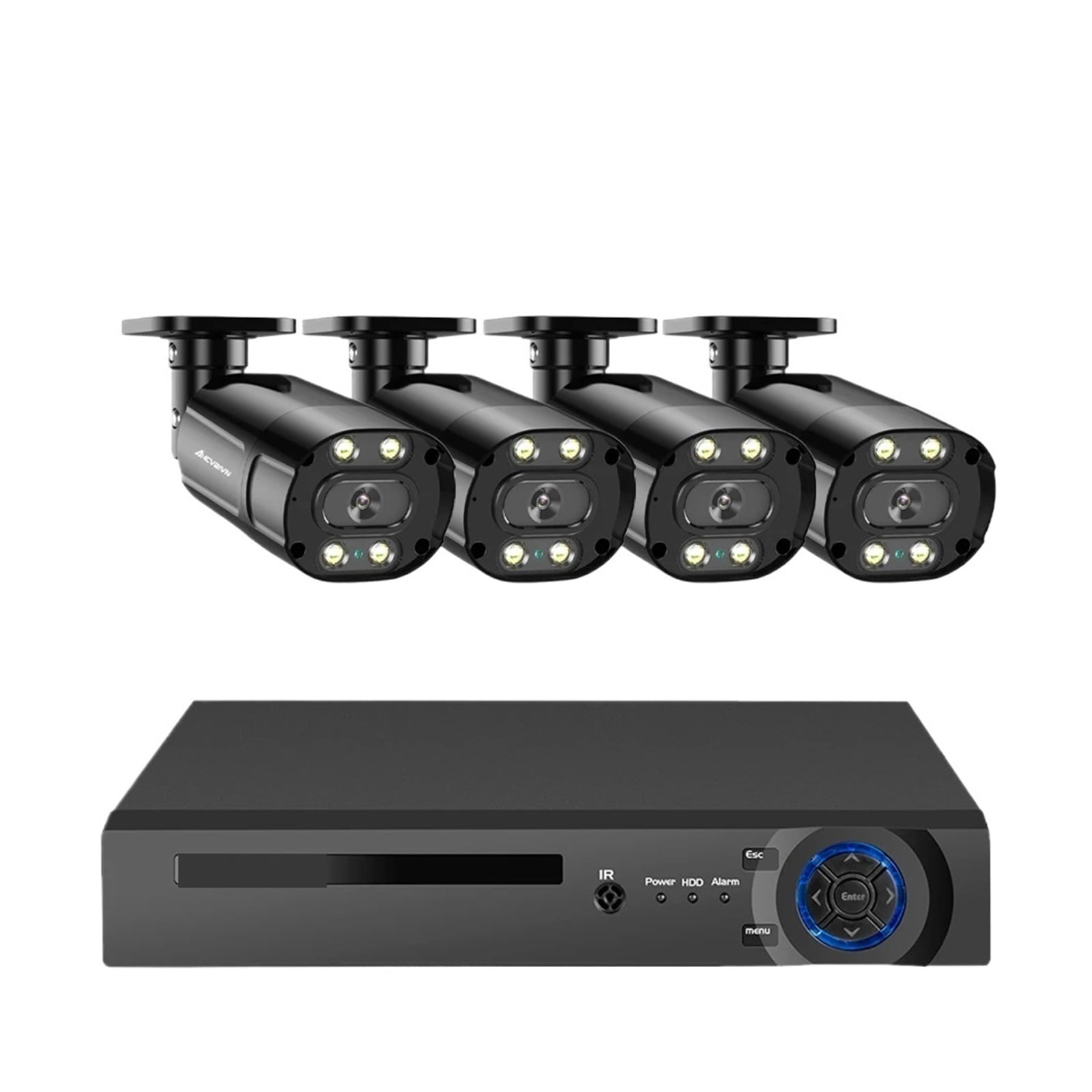 4K 10-channel 8CH Face Recognition NVR 8MP Color IP Two-way Audio CCTV ...