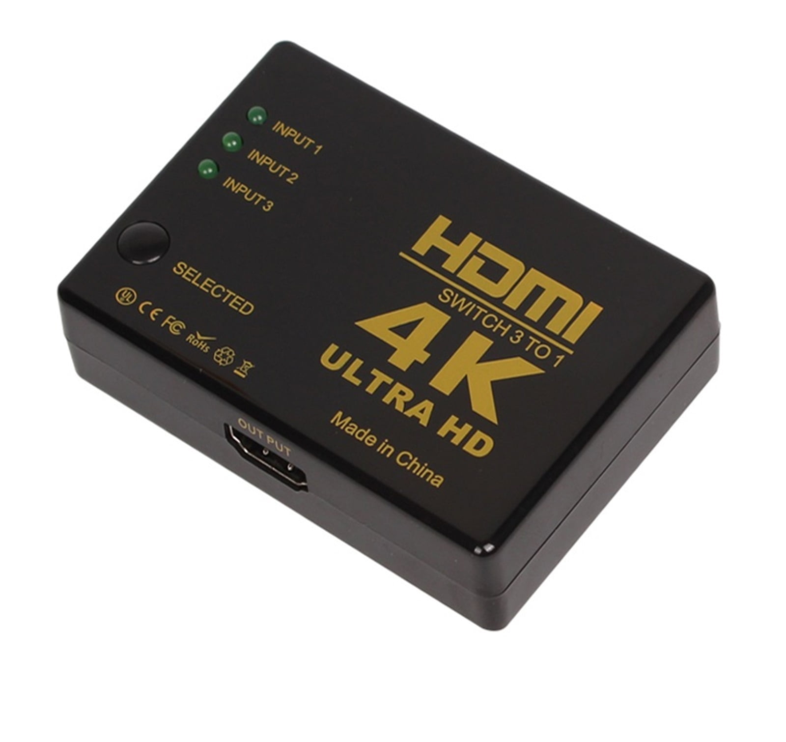 4K*2K 1080P HDMI-compatible Video Signal Splitter 3 Input 1 Output ...