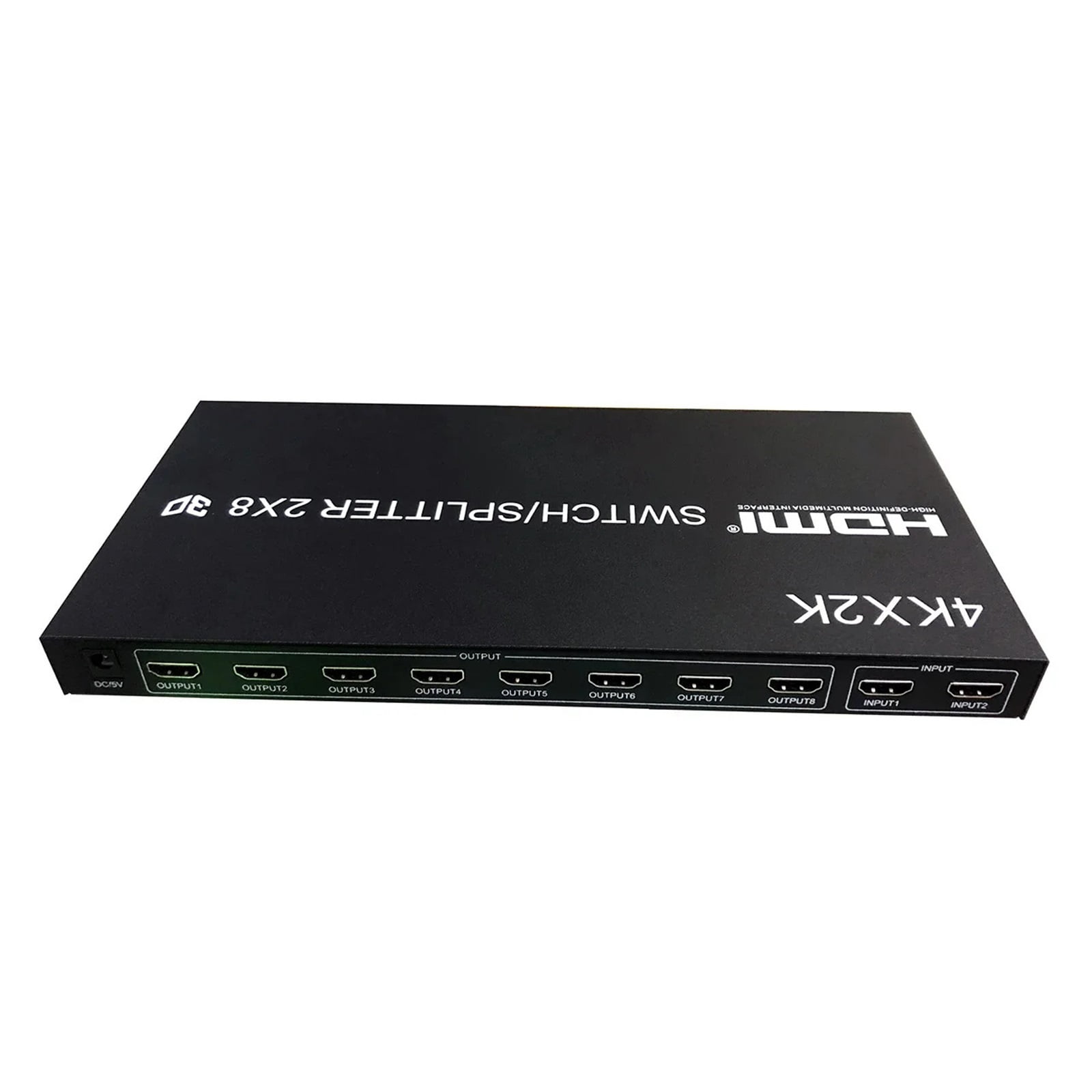 4K 3D Switch Box Selector 2x8 2 in 8 Out Splitter 1 To 8 Monitor Screen ...