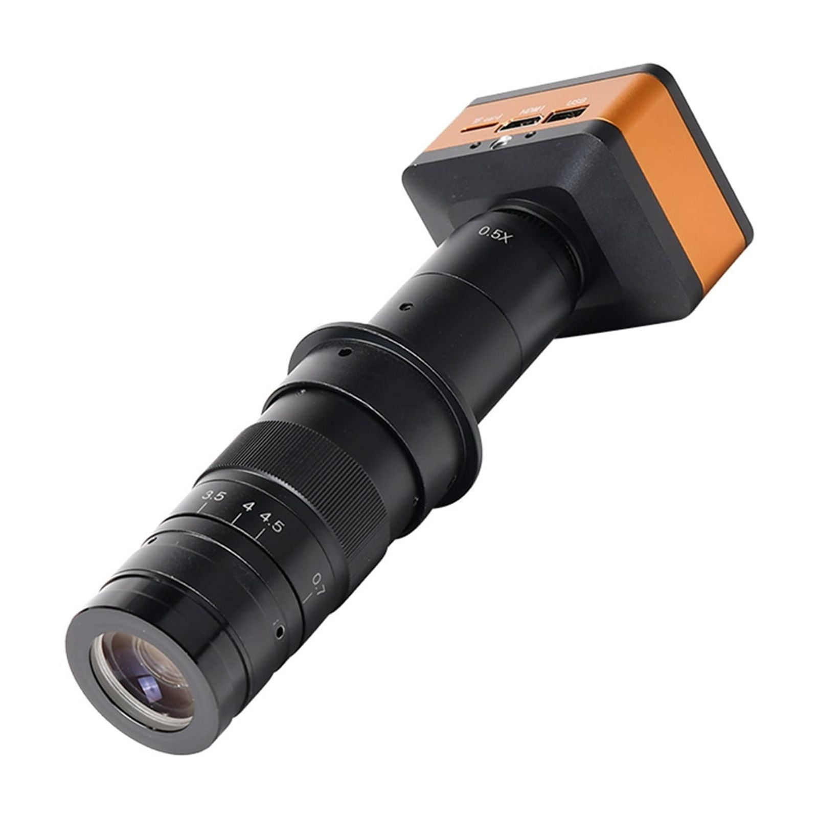 4K 60FPS Digital Microscope 180X Objective Lens USB Industrial ...