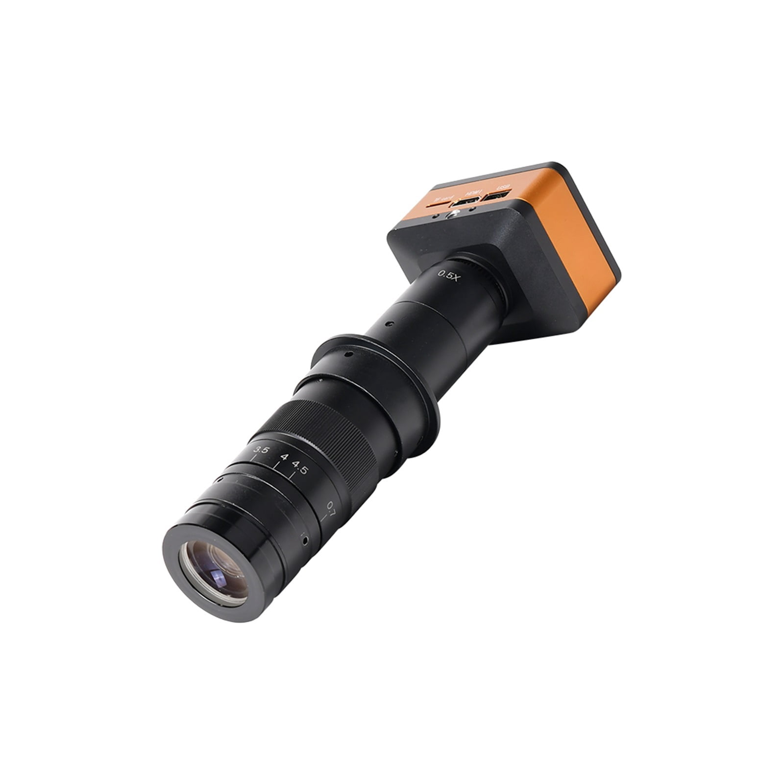 4K 60FPS Digital Microscope 180X Objective Lens USB Industrial ...
