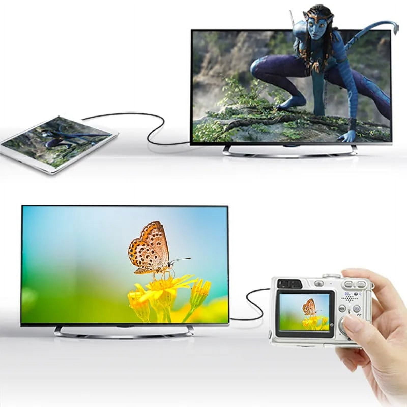 4K@60HZ Nylon Braid HD Compatible V2.0 HDMI TO MINI HDMI MINIHDMI ...