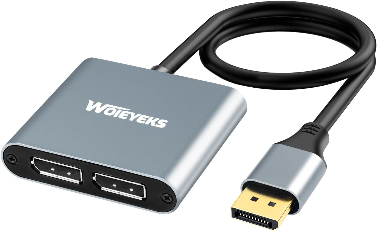 4K 60Hz Displayport To Dual Displayport Splitter Cable Adapter For Dual ...