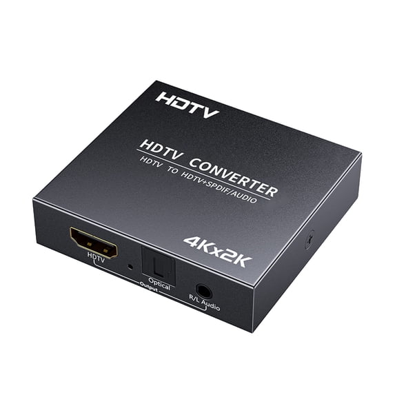 4K 60Hz HDTV Sound Extractor Convert HDTV to Optical S/PDIF 3.5mm for ...