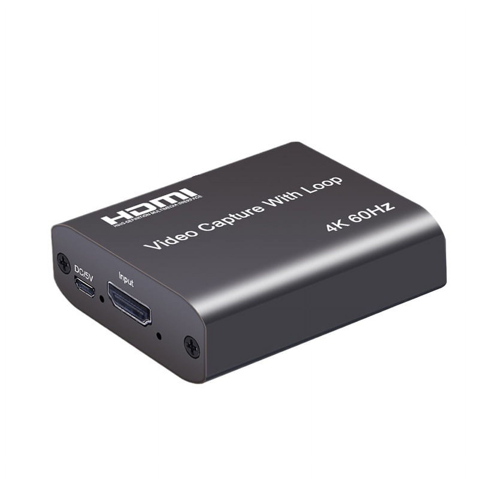 4K 60hz Loop Out HDMI Capture Card Audio Video Recording Plate Live ...