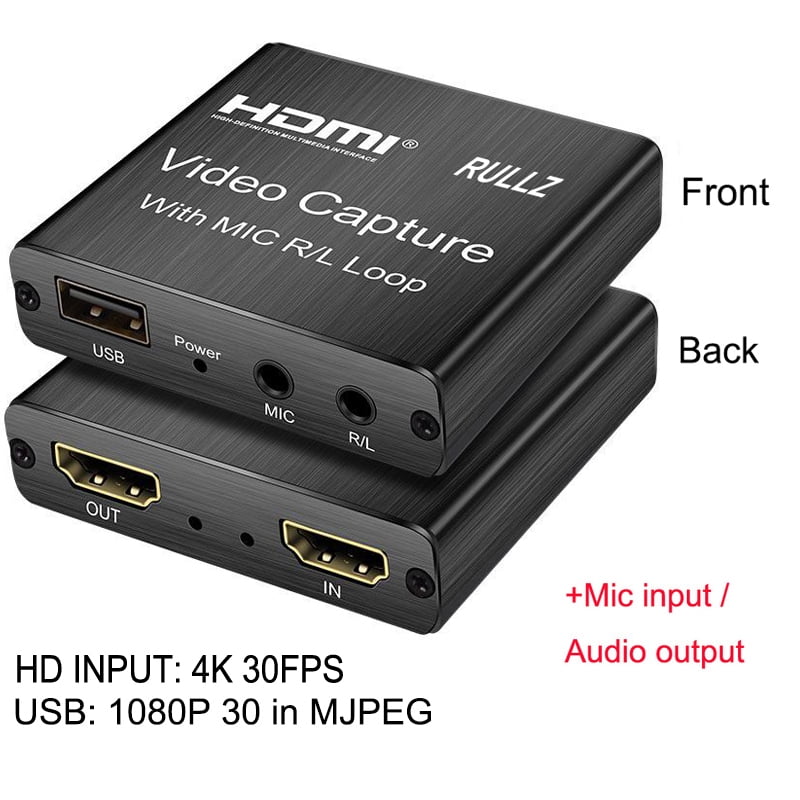 4K 60hz Loop Out HDMI To USB 3.0 2.0 Video Capture Card 1080P 60fps ...