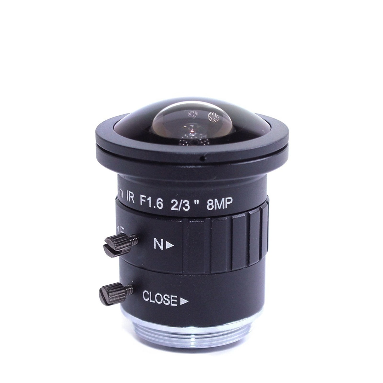 4K 8MP 2.5mm Lens 2/3" F1.6 IR Fisheye Wide Angle View CS Mount Mono ...