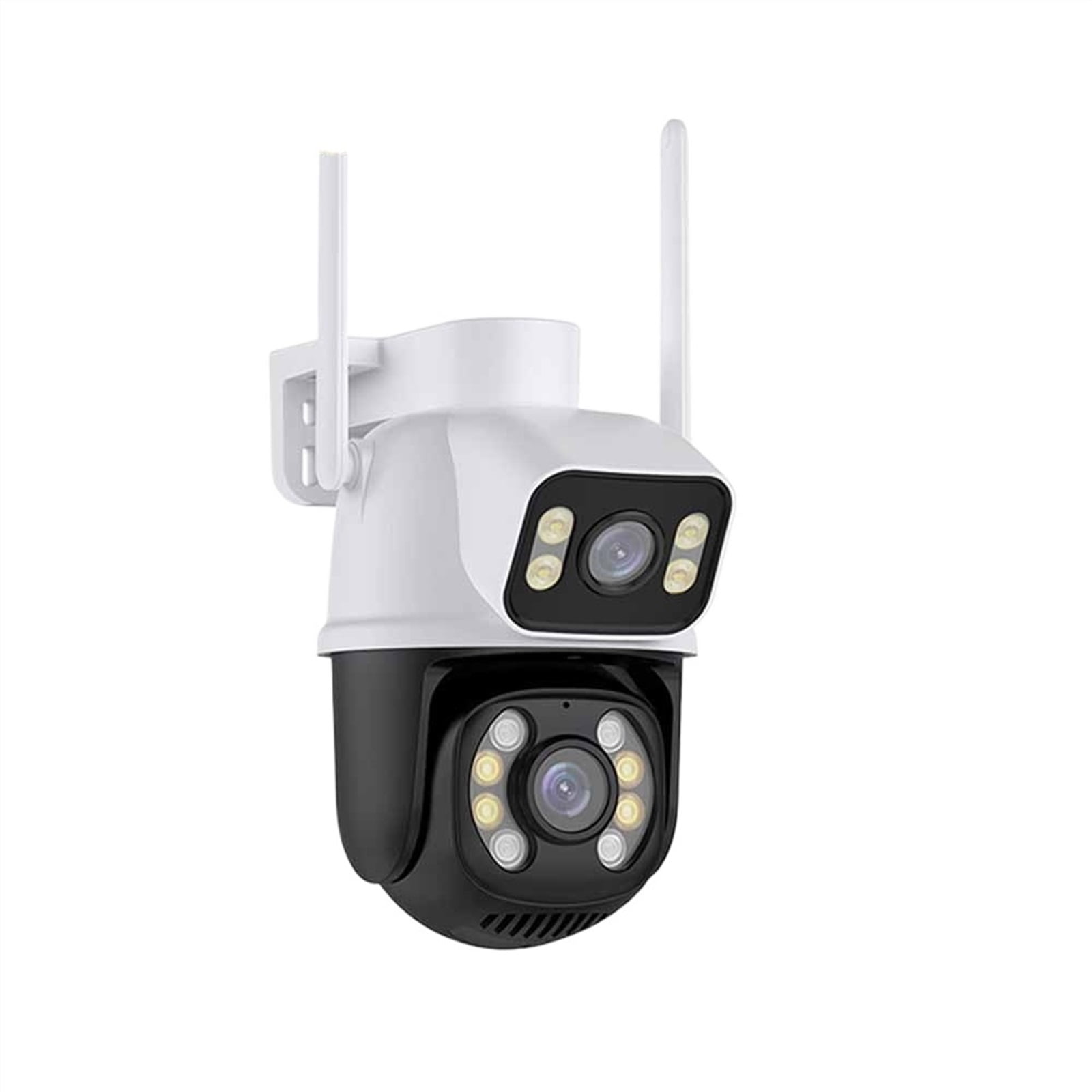 4K 8MP Dual Lens Dual Screen IP Camera Waterproof Color IR Night Vision ...