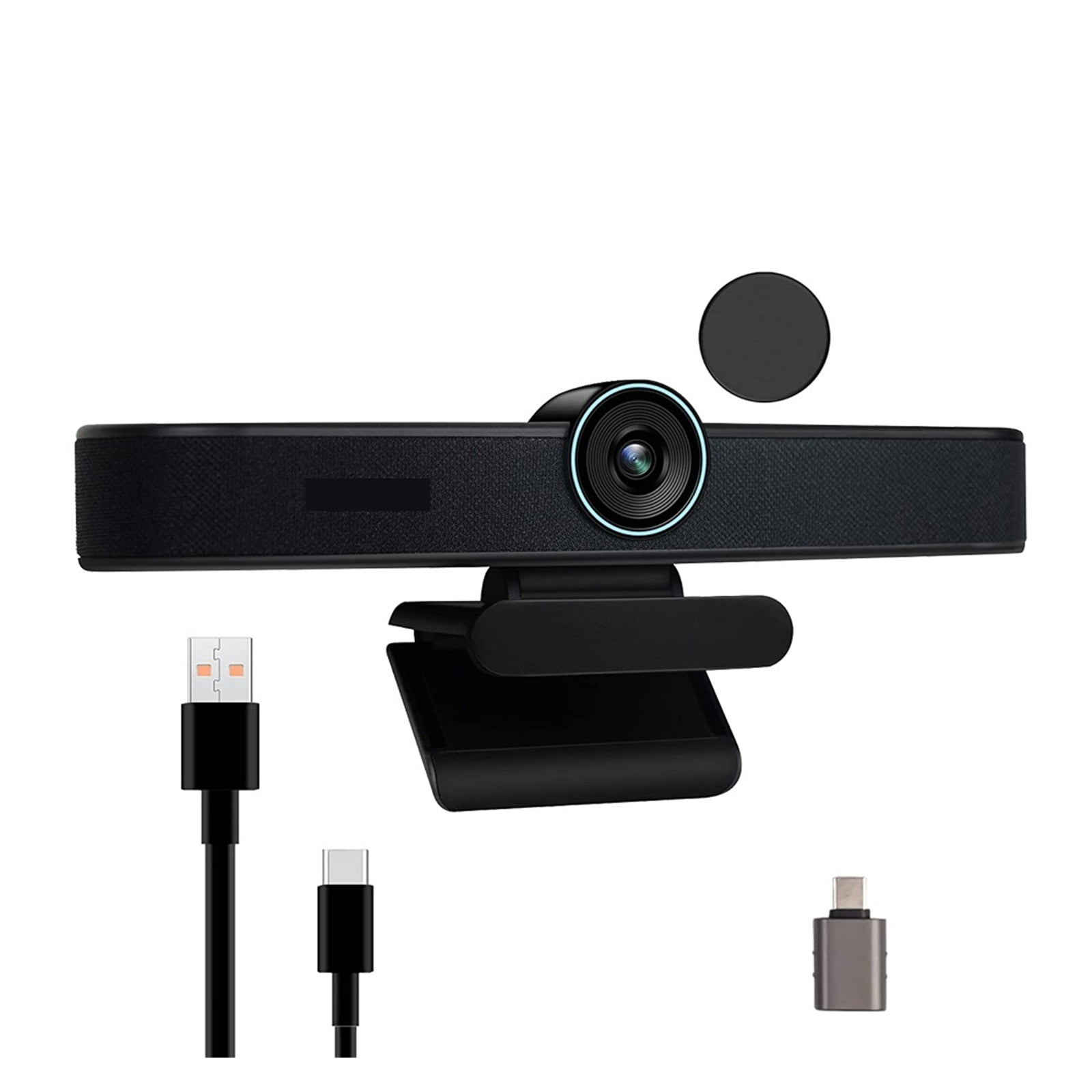 4K 8MP EPTZ Webcam With Auto-Framing USB PC Webcam With Microphones And ...