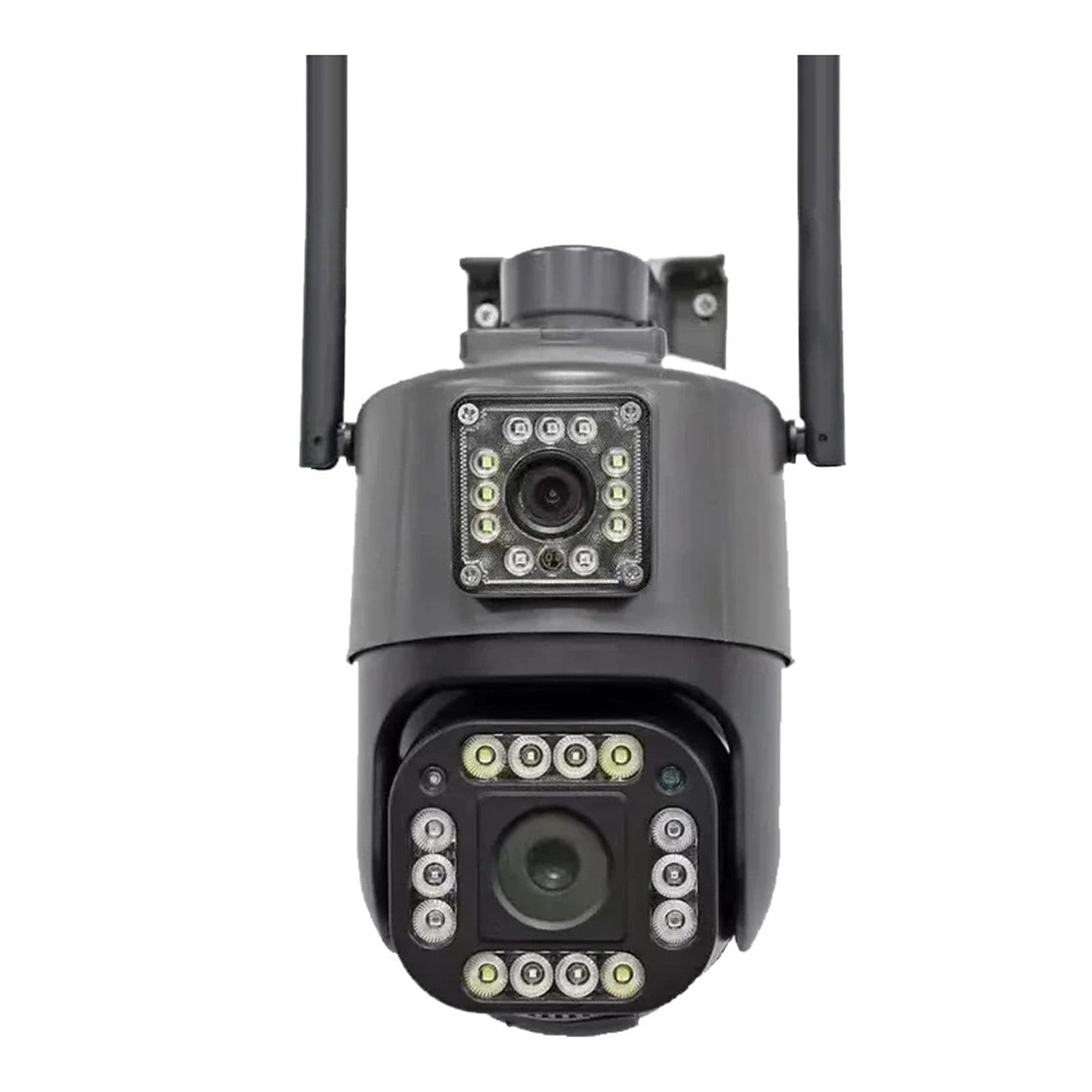 4K 8MP PTZ Camera Dual Lens Dual Screen Auto Tracking Two Way Audio ...
