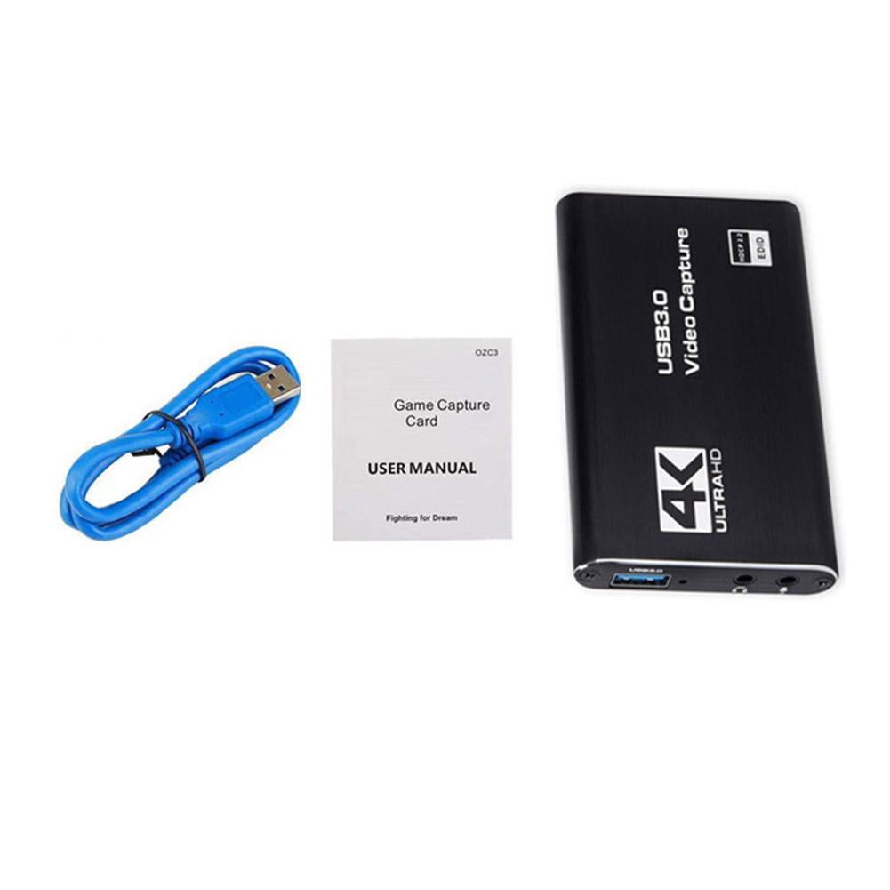 4K Audio Video Capture Card, USB 3.0 HDMI Video Capture Device Full HD ...
