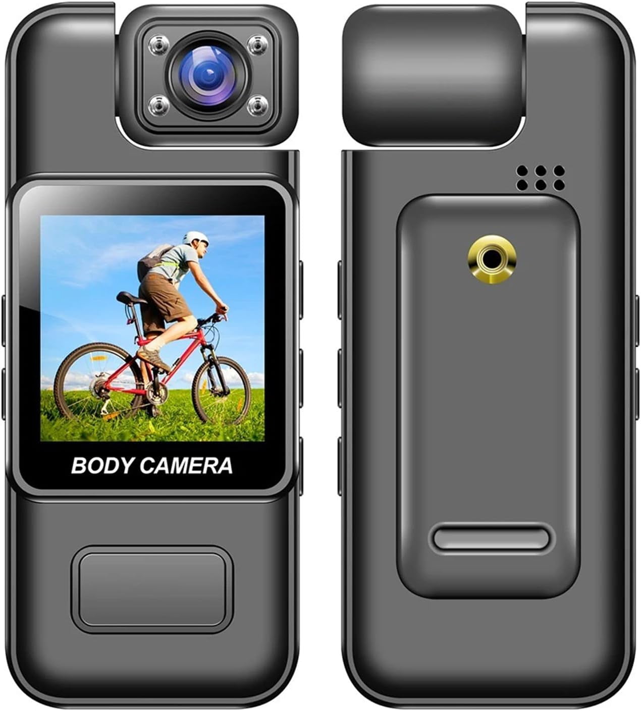 4K Body Camera with Audio and Video Recording Wearable Body Mini Video ...