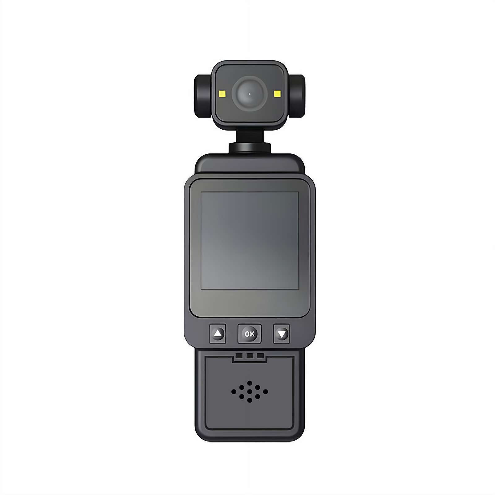 4K Body Camera with External Microphone, Mini Video & Audio Pocket Cam ...