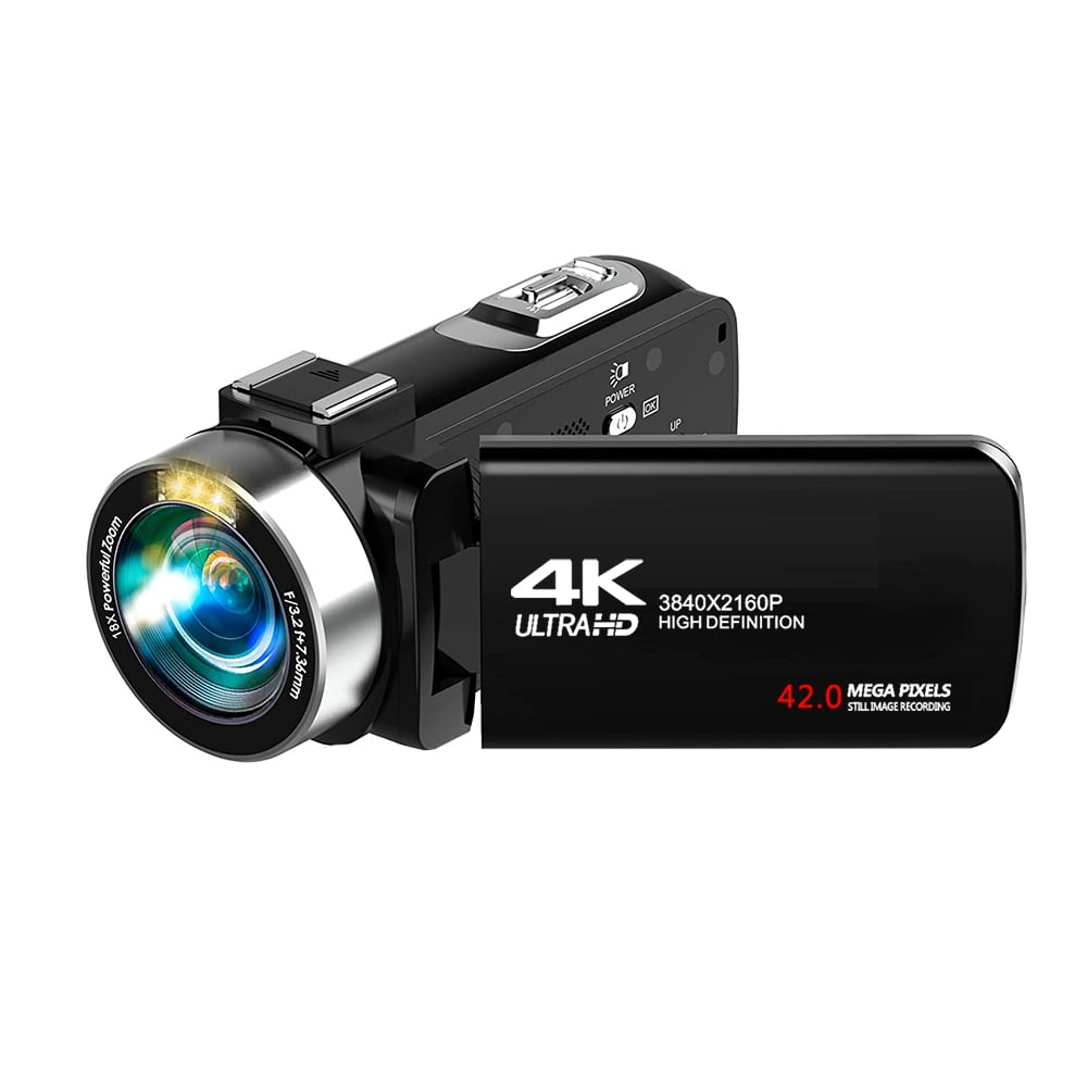 4K Camcorder Video Camera HD 42MP 30FPS Vlogging Camera for YouTube IR ...