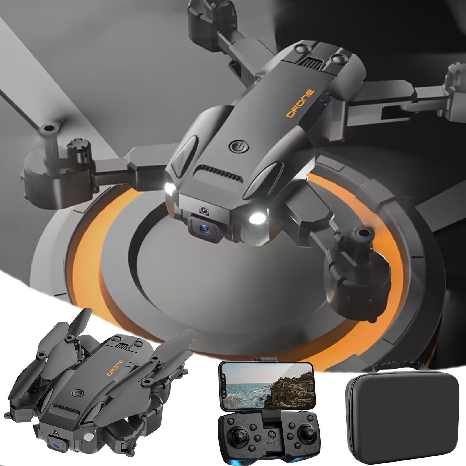4K Camera Drone with Obstacle Avoidance - Foldable RC Quadcopter, HD ...