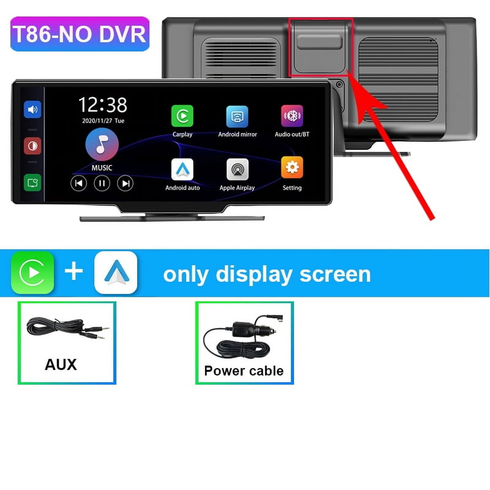 4K Car DVR Rotatable Dash Cam Rearview mirror camera Wifi wireless ...