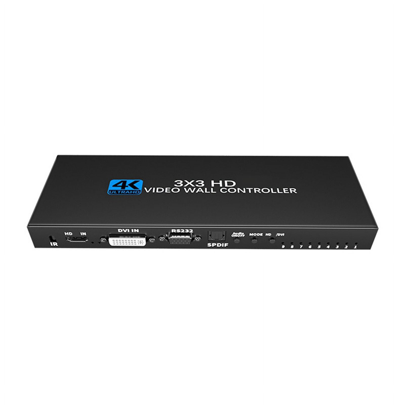 4K -Compatible Video Controller 3x3 Video Wall Processor -Compatible ...