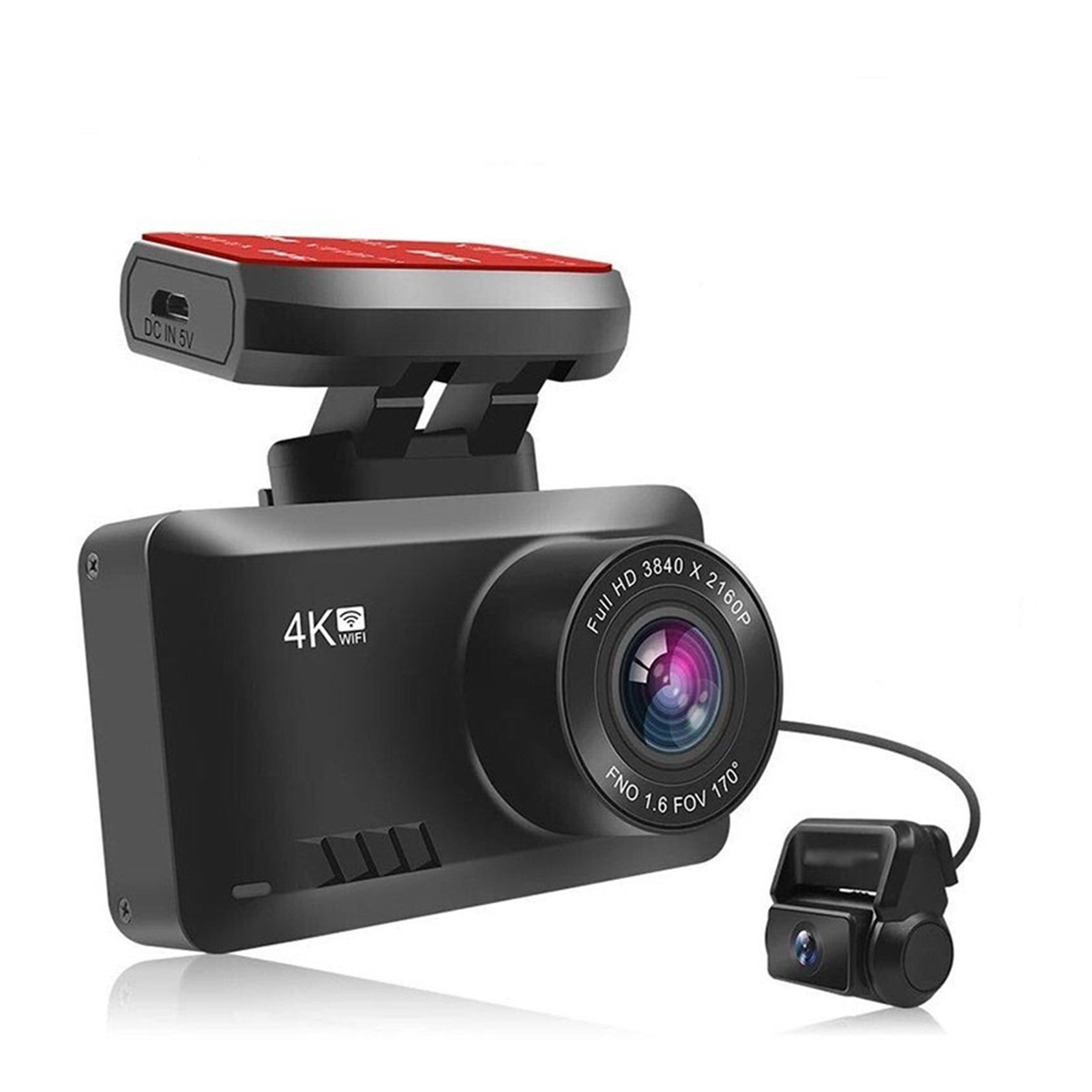 4K Dash Cam Gesture Photo WiFi 2.4" Car Camera Dashcam 3840*2160P 30FPS ...