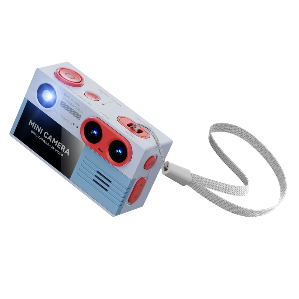 4K Definition Double Lens Tiny Camera With Screen And Auto Focusing For ...