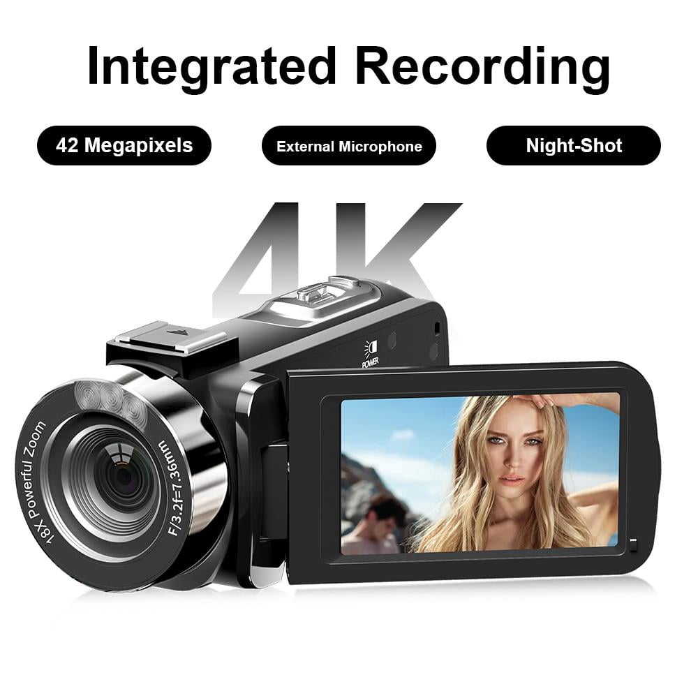 4K Digital Camera 42 Megapixels HD Digital Camera 18X Digital Zoom 3.0 ...