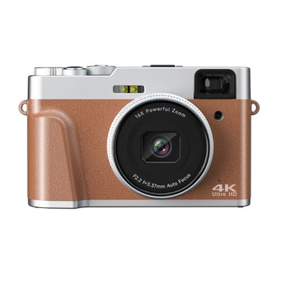 4K Digital Camera, 48MP Retro-Style Camera with Flash & Multi-Mode ...