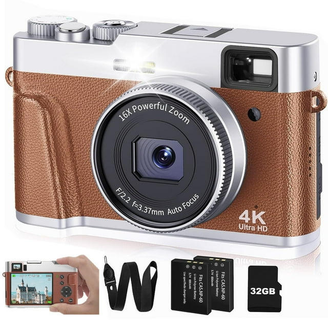 4K Digital Camera Autofocus for Photography 48MP 4K Camera for Vlogging ...