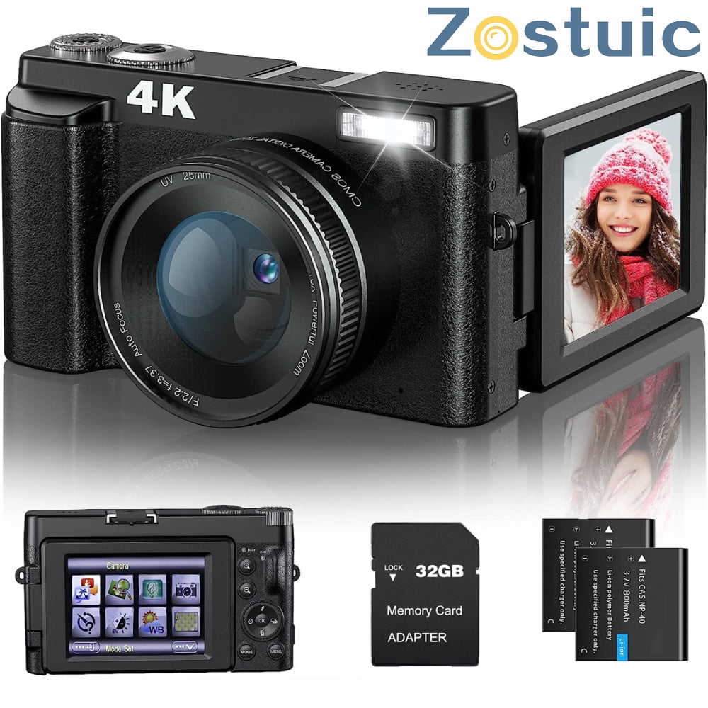 4K Digital Camera For Photography And Video Autofocus Anti-Shake, 48MP ...