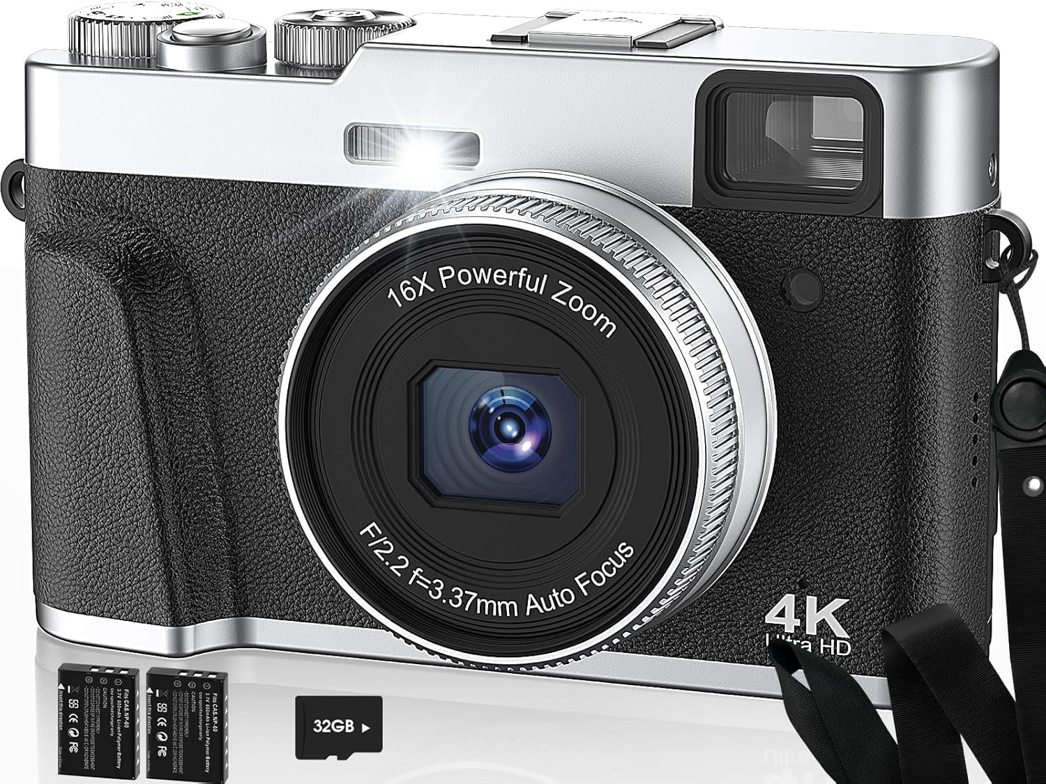 4K Digital Camera for Photography, Autofocus 48MP Vlogging Camera with ...