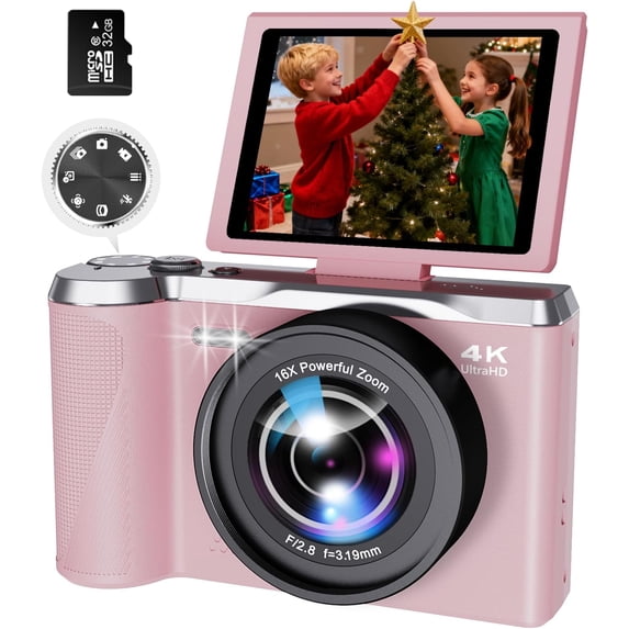 4K Digital Camera for Photography and Video, 56MP Autofocus Vlogging ...