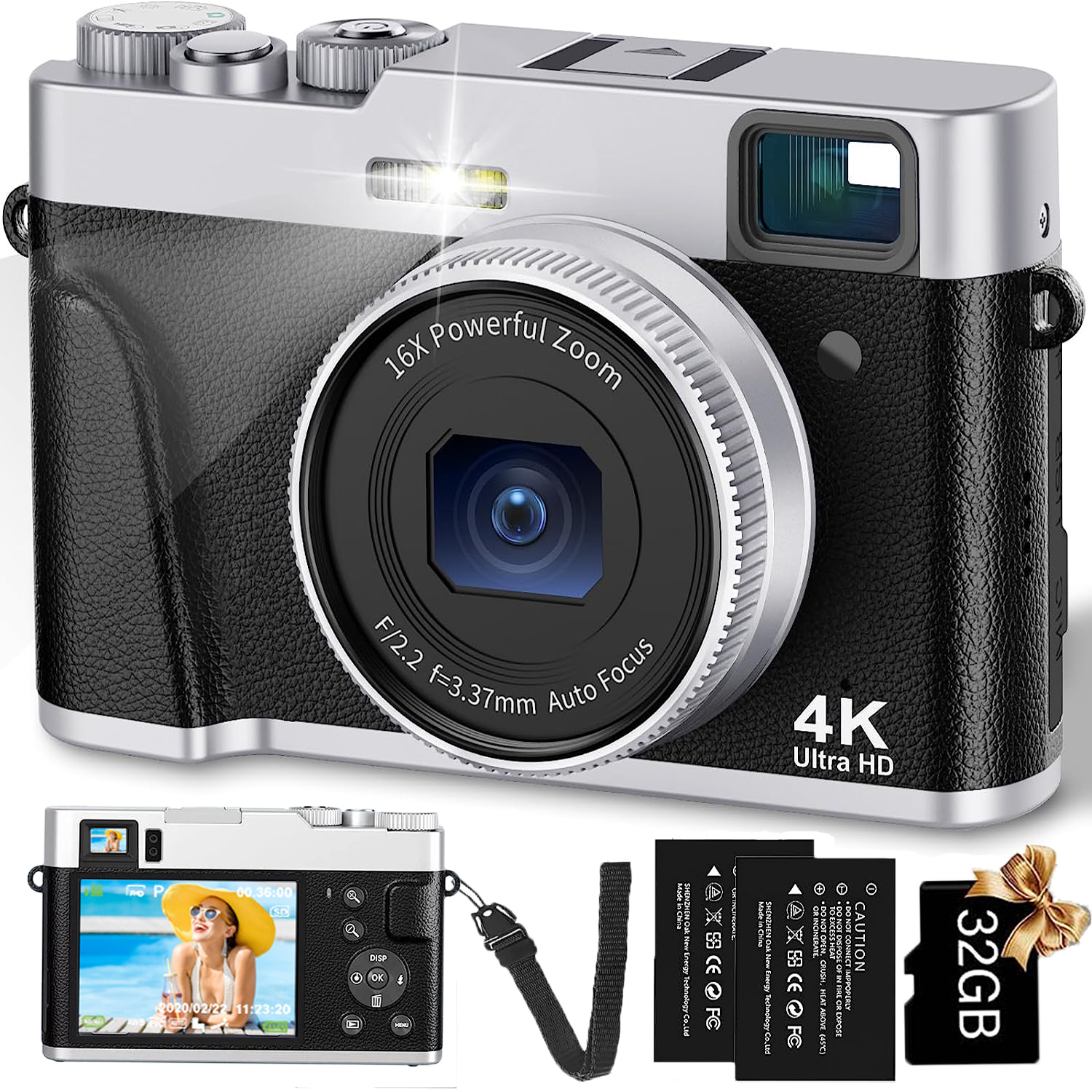 NBD Digital Camera 4K 48MP Vlogging Camera, Perfect Camera for ...