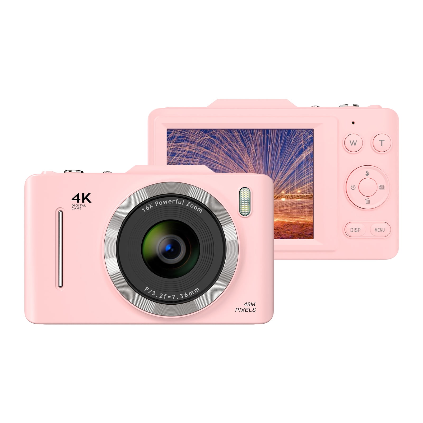 4K Digital Camera Portable Digital Video Camera 48MP 2.8 Inch IPS ...