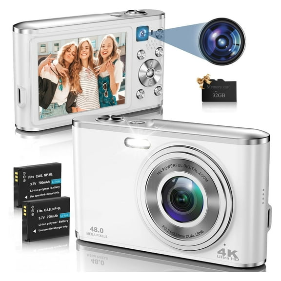 8K 88MP Digital Camera with WiFi, 16X Zoom, Touch Screen, Autofocus ...