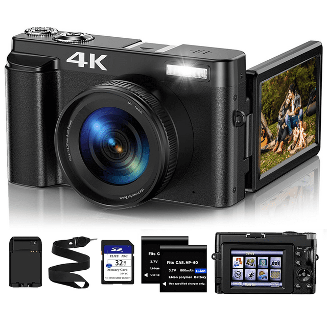 4K Digital Camera for Photography Autofocus 48MP Vlogging Camera for ...
