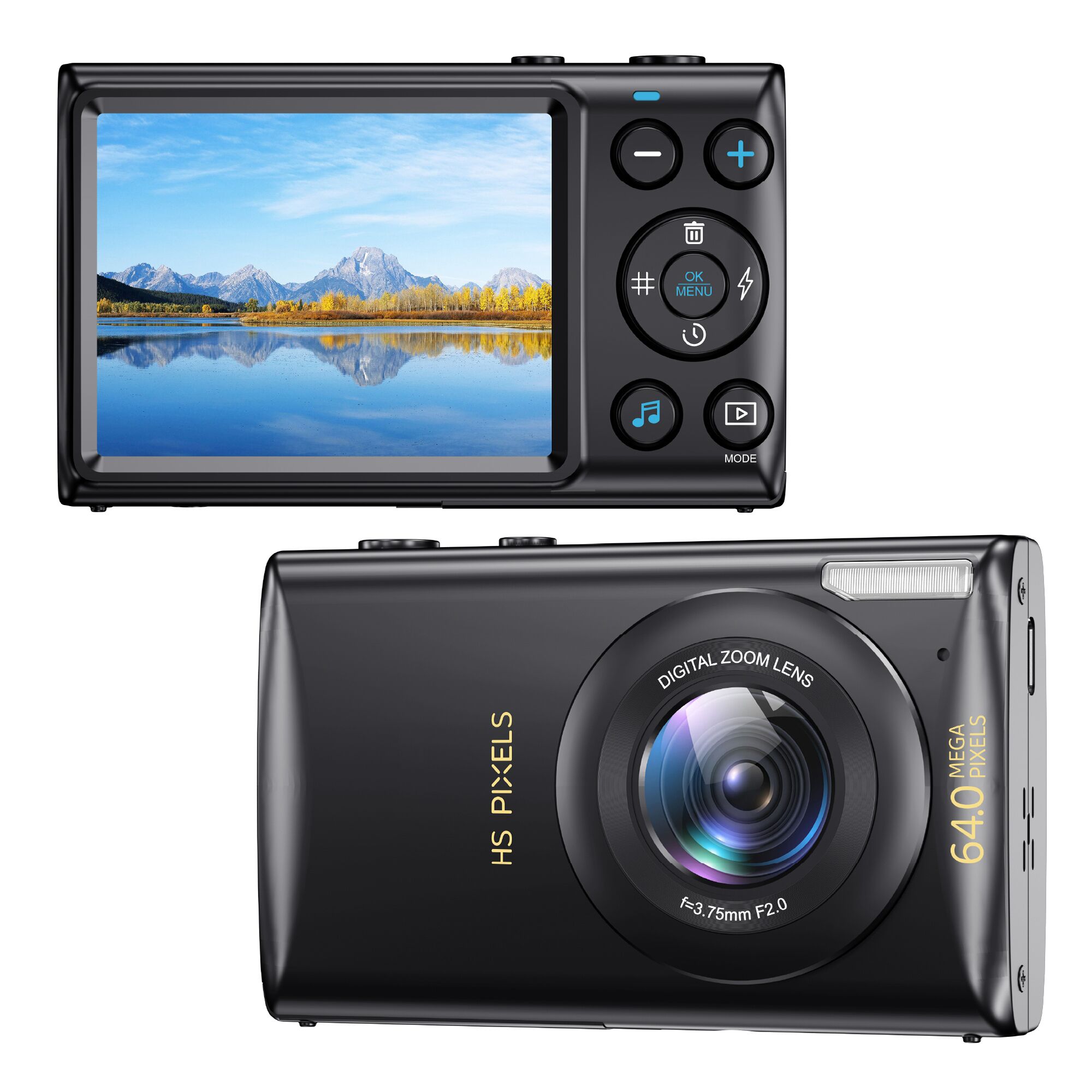 4K Digital Cameras for Photography and Video 64MP Autofocus Anti-Shake ...