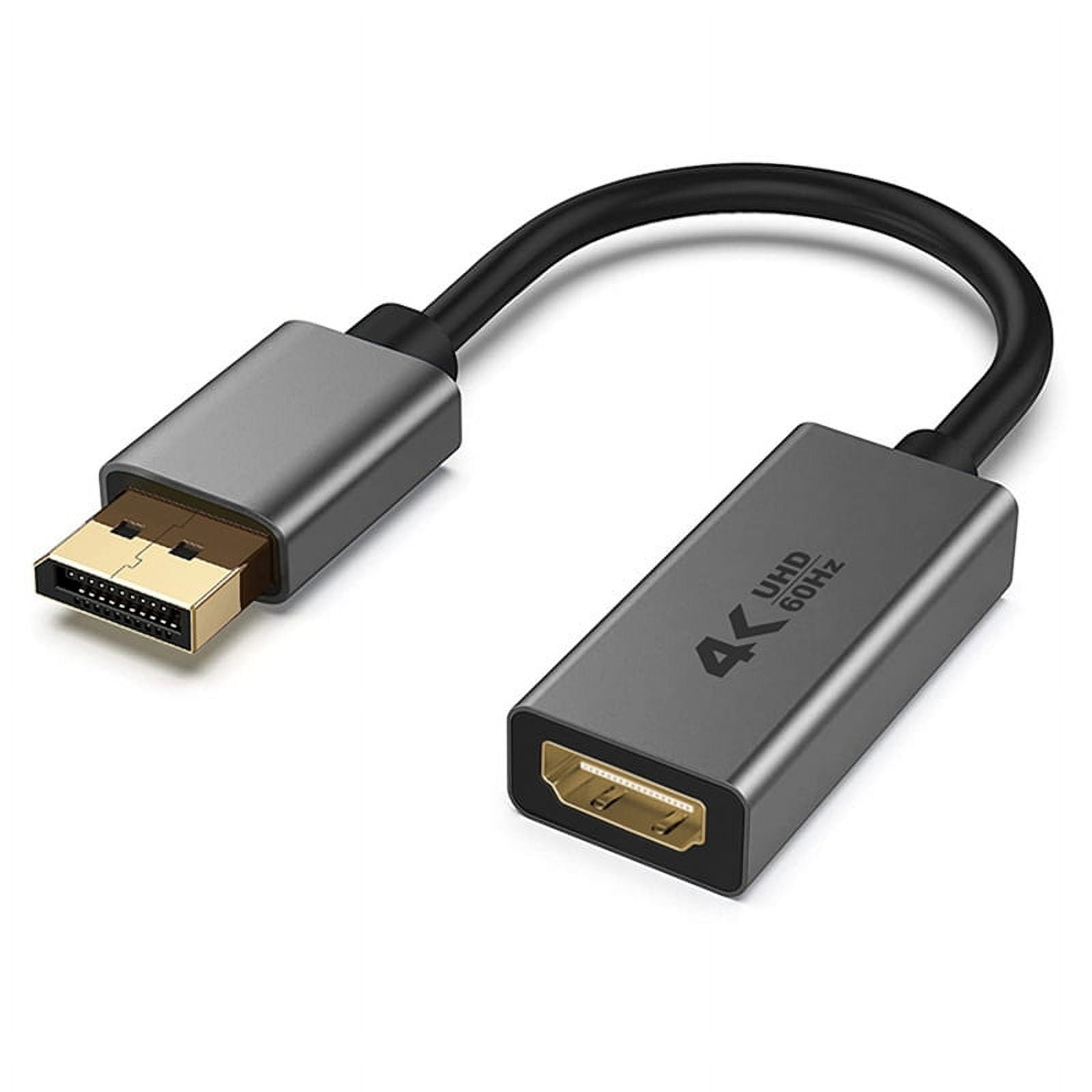 4K Display Port to -Compatible Adapter,-Directional DisplayPort (DP ...