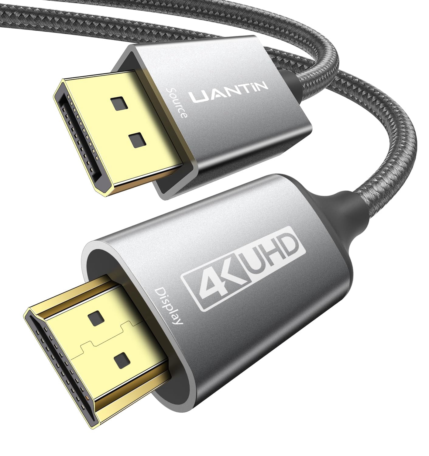 4K DisplayPort to HDMI Cable 10Ft | 1080P@120Hz,1440P/2K@60Hz Uni ...