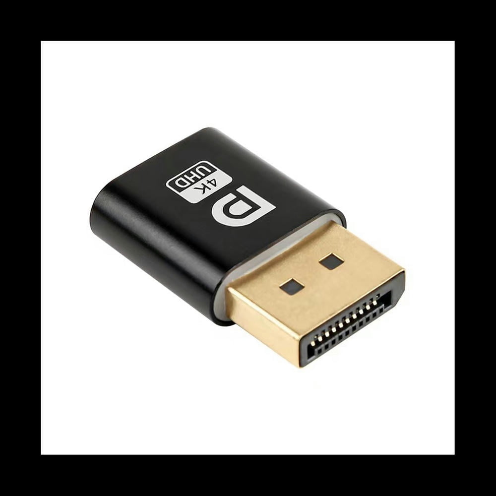 4K Displayport Dummy Plug DP Virtual Display Adapter EDID Headless ...