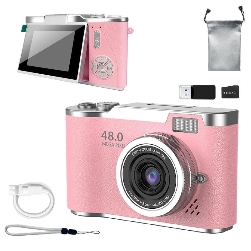 4K Foldable Screen Student Camera, Retro CCD Card Machine, Entry-level ...
