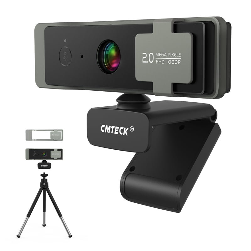 4K Full HD 1080P Webcam with Microphone and Privacy Cover - 90掳 View ...