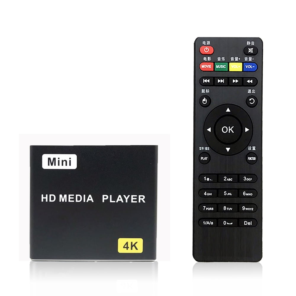 4K Full HD Streaming Media Player with Remote Controls, HDMI Cable, Power Adapter, Google TV ...
