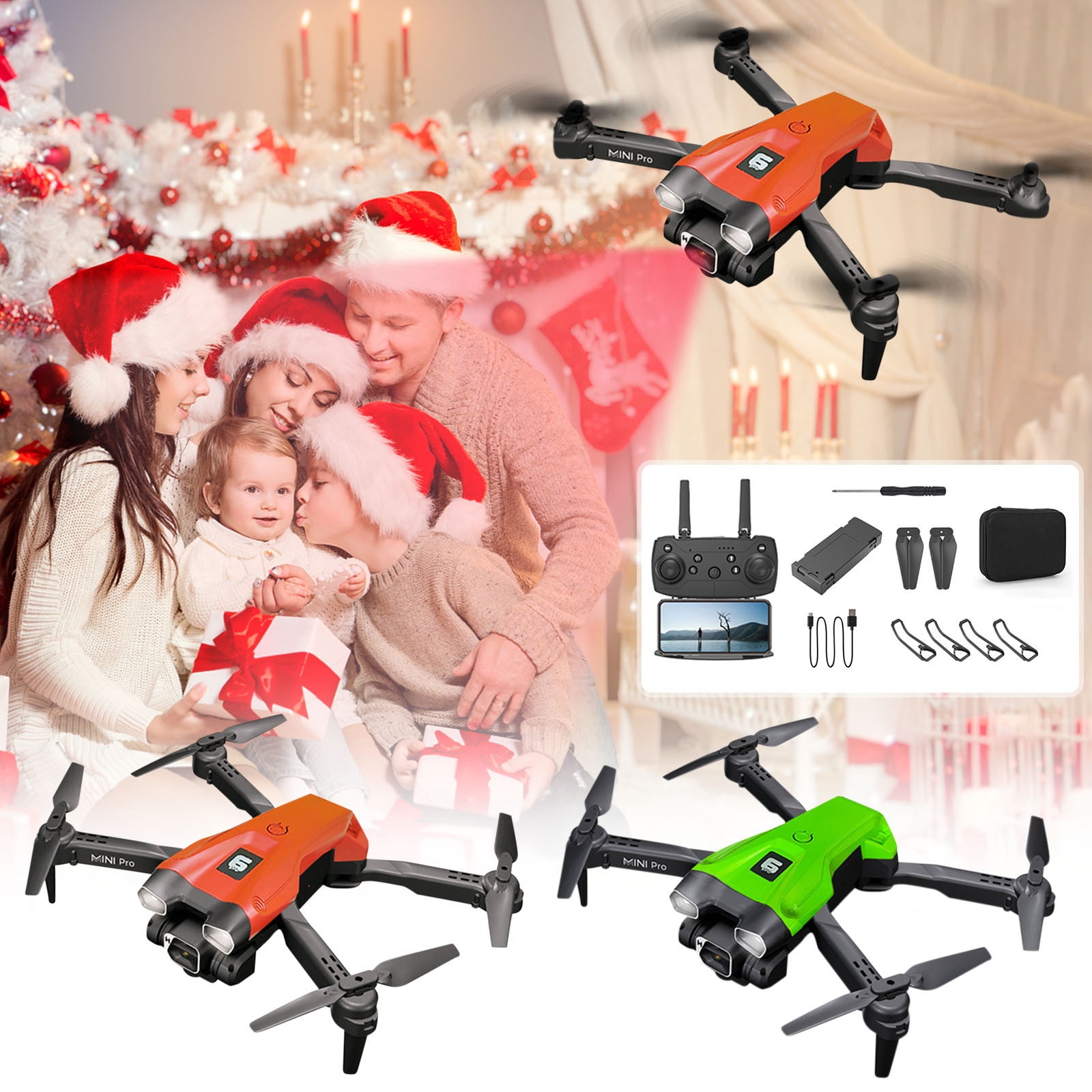 4K HD Drone, Foldable Design, Long-Range Flight, Professional Camera ...